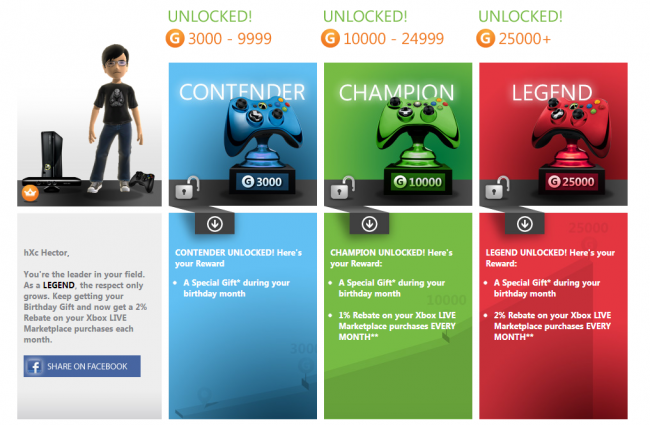 Xbox's New Rewards System - "My Achievements" | hXcHector.com