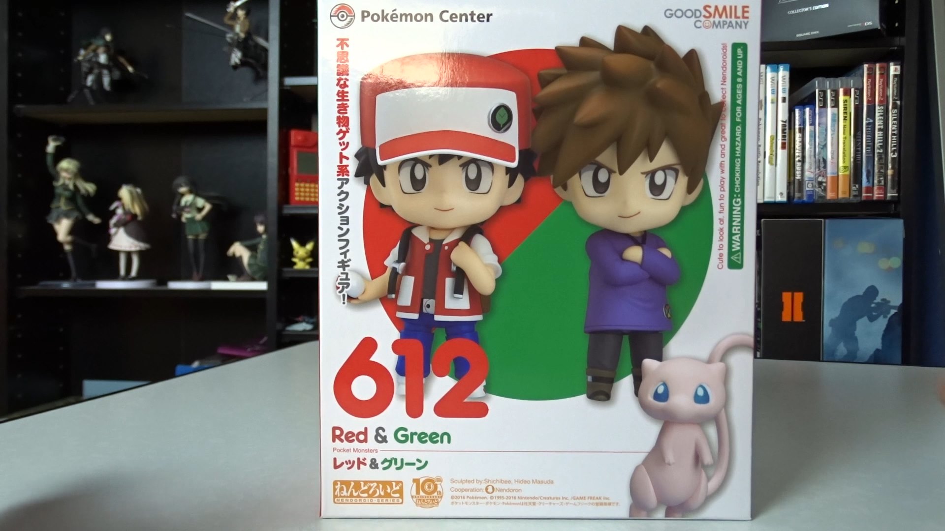 Pokemon Red and Green Nendoroid 612 Unboxing | hXcHector.com