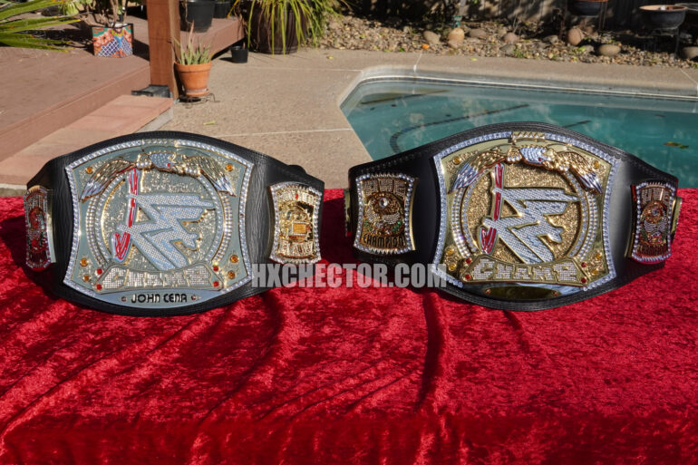 WWE Championship Spinner Replica Belts Compared | hXcHector.com