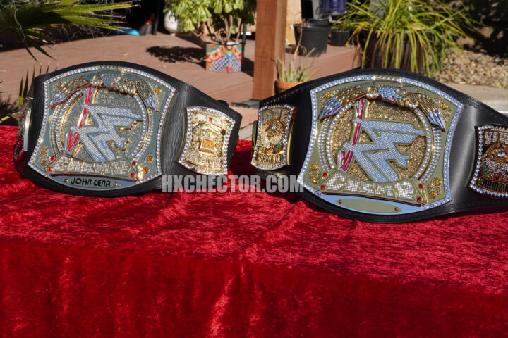 WWE Championship Spinner Replica Belts Compared | hXcHector.com